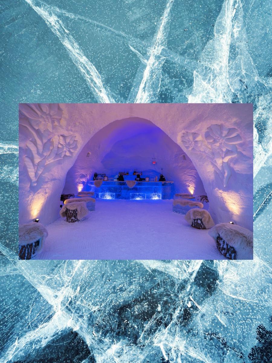 Gather Round Michigan's First Mountaintop Ice Bar: Iglu Boyne Mountain