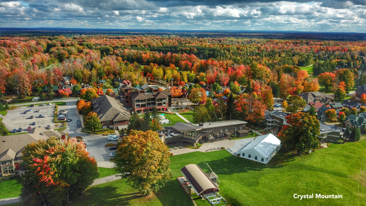 Northern Michigan Fall Colors and Festive Fun at Crystal Mountain