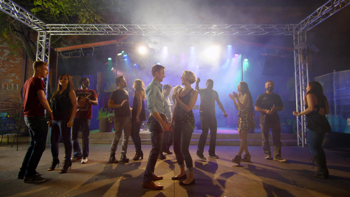 Downtown Wichita Kansas At Night