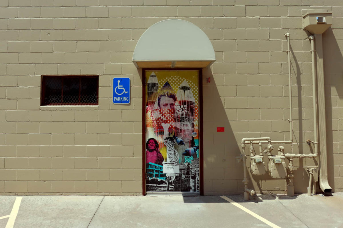 Alley Doors Project - Repurposed Alley Doors in Wichita