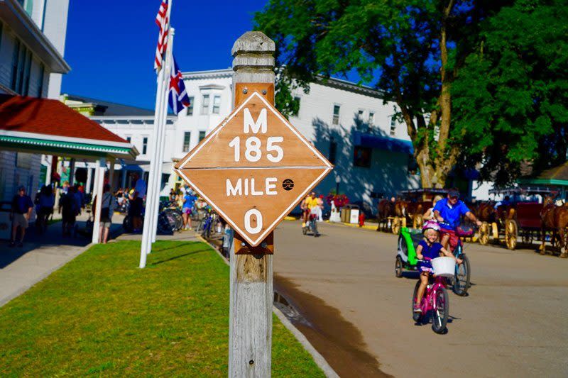 Bike Around the Island on the M-185 Route