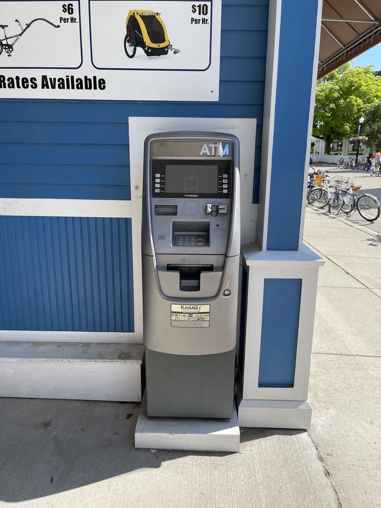 Ryba’s Bicycle Rentals ATM