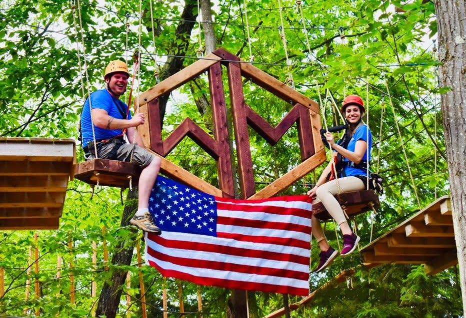 West Mountain's Treetop Aerial Adventure Park