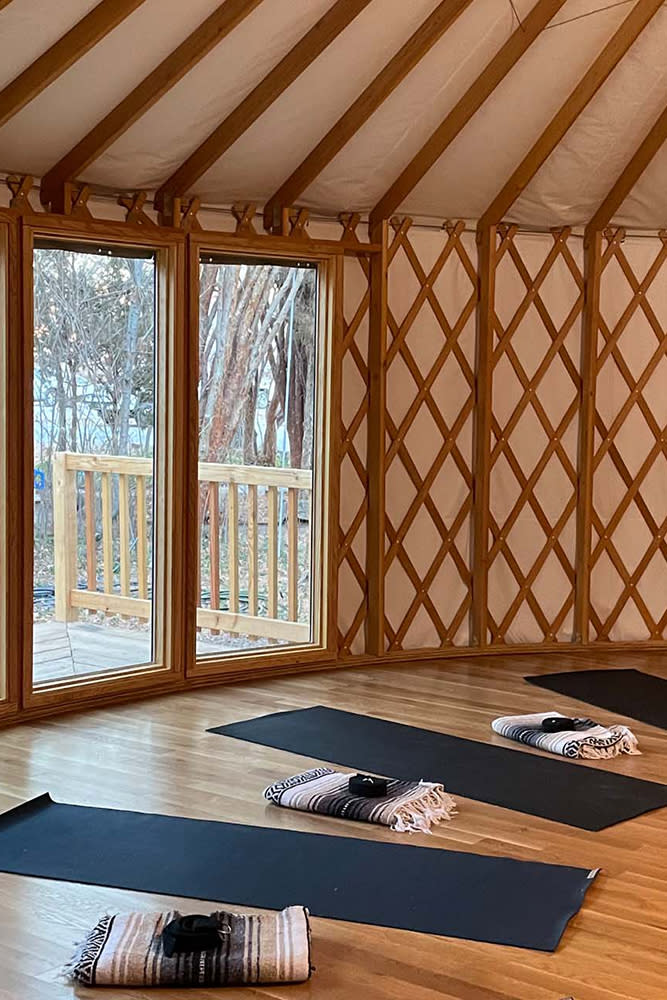 Yoga in the Wellness Yurt | Los Poblanos