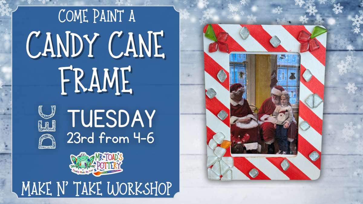 Candy Cane Frame Make 'N Take Workshop