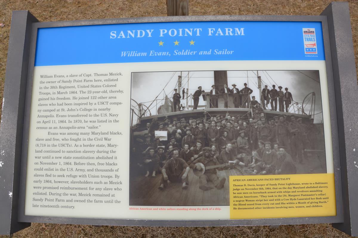 Sandy Point Farm Marker | Annapolis, MD