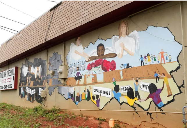 Building Bridges mural