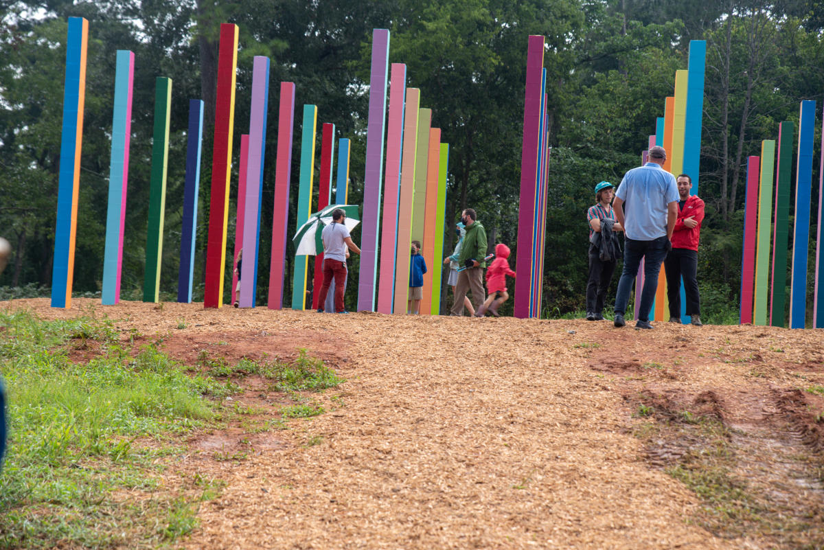 "Rainbow Forest" Sculpture
