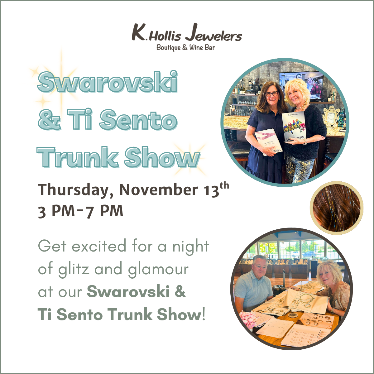 Glitz & Glamour | Swarovski and Ti Sento Trunk Show