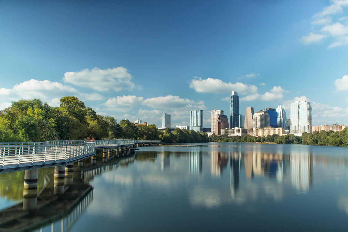 Ann and Roy Butler Hike and Bike Trail and Boardwalk at Lady Bird Lake ...