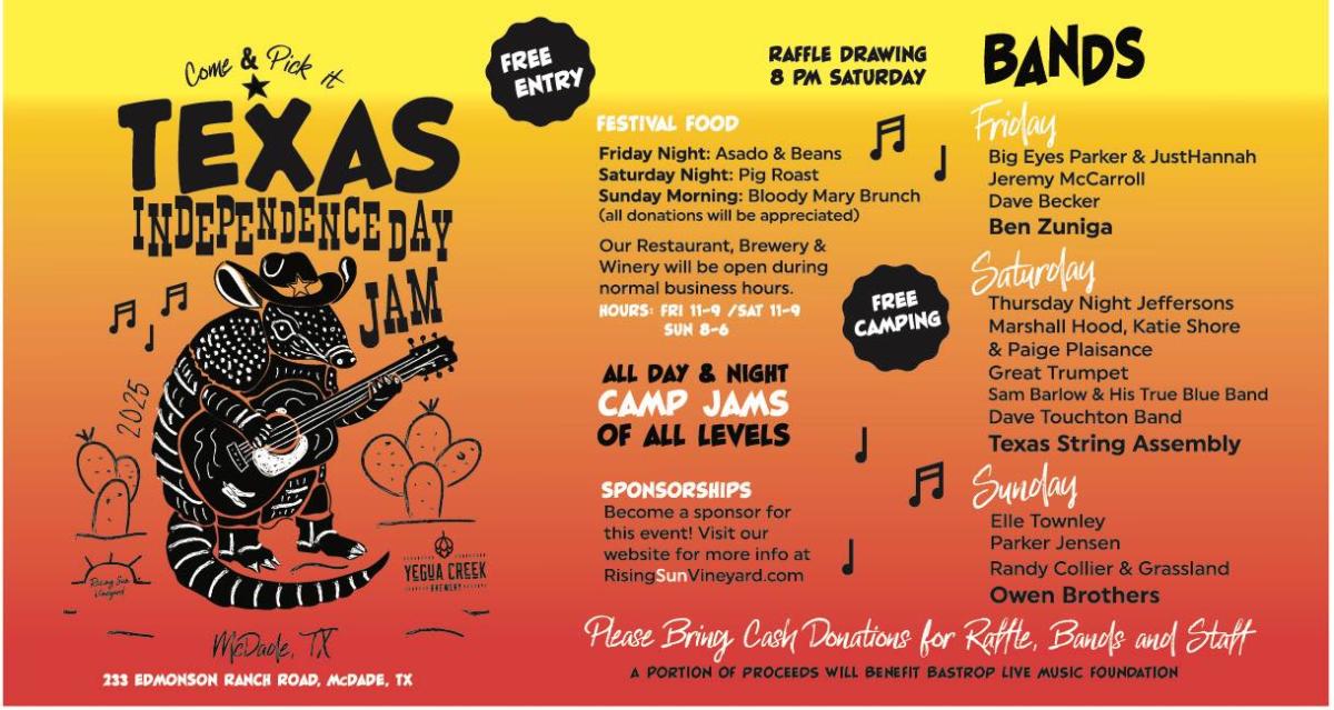 Texas Independence Day Jam | McDade, TX 78650
