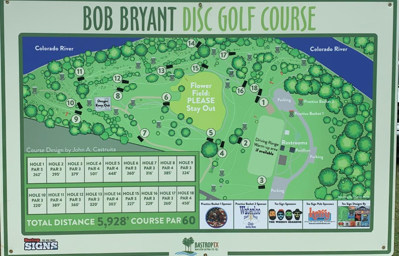 Bob Bryant Disc Golf Course | Bastrop, TX 78602