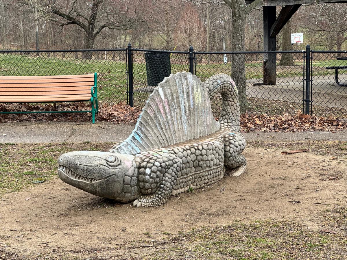 Dinosaur Bench