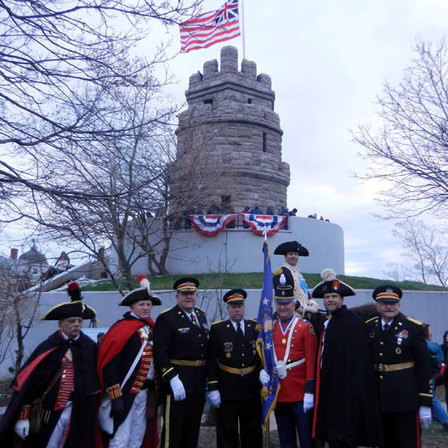 First Flag Ceremony, First Flag Raising, and Grand Union Flag