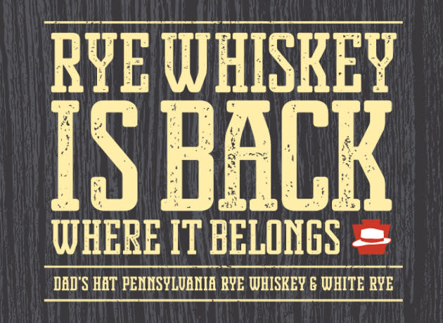 Dad's Hat Pennsylvania Rye Whiskey