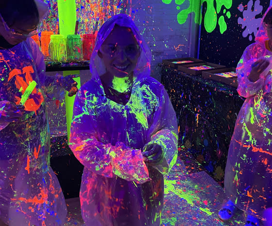 Splatter Room Paint FUN!