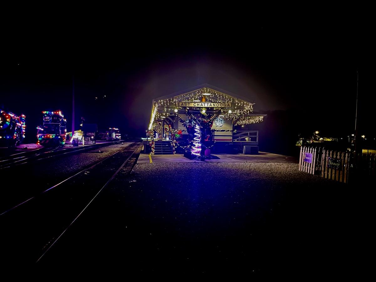 Holiday Christmas Lights Train