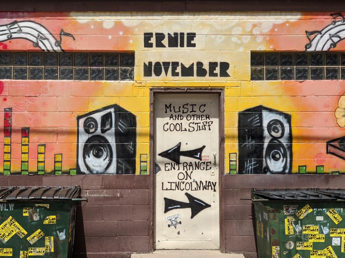 Ernie November Records Mural