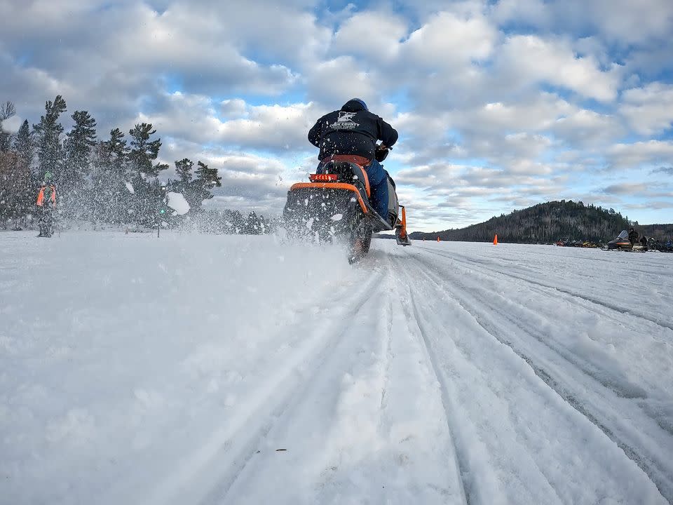 Cook County Snowmobile Club Drag Races