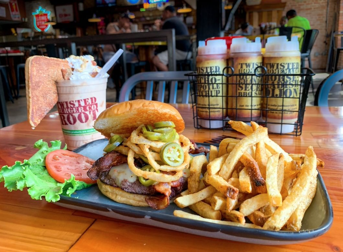Twisted Root Burger