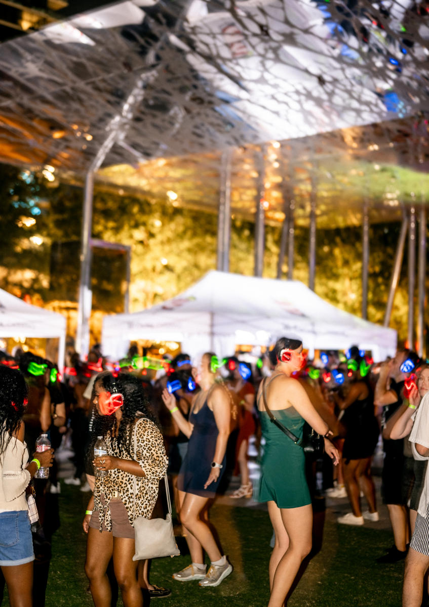 Dallas Silent Disco at Klyde Warren Park