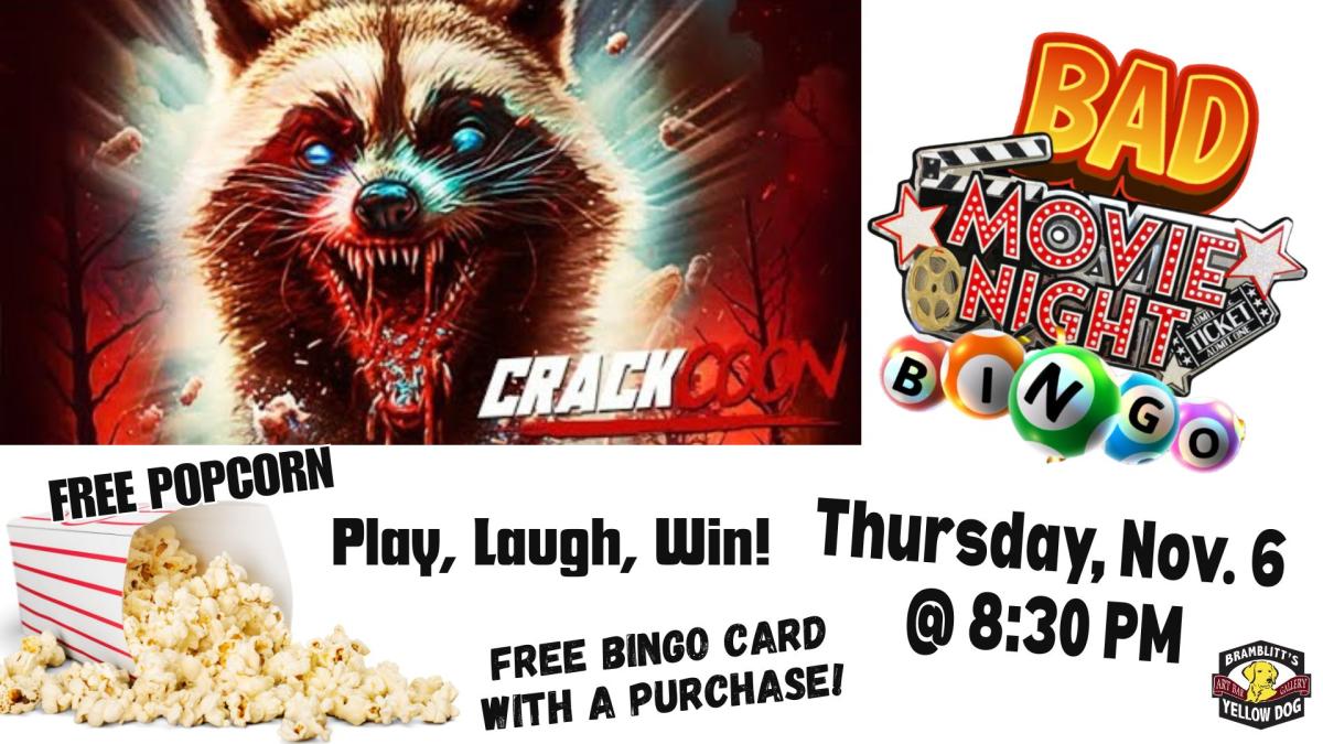 Bad Movie Night Bingo