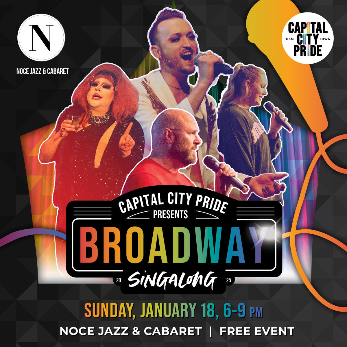 Capital City Pride Broadway Sing-Along