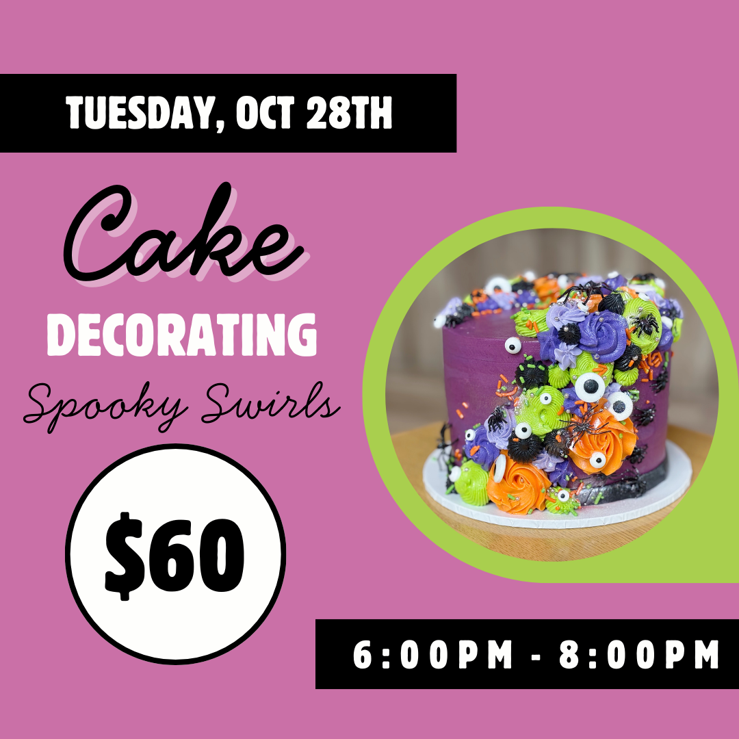 Cake Decorating: Spooky Swirls