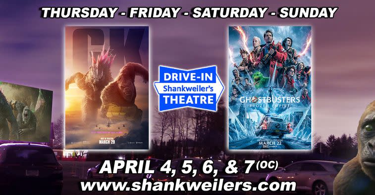 Drive-In Double Feature: GODZILLA X KONG and GHOSTBUSTERS