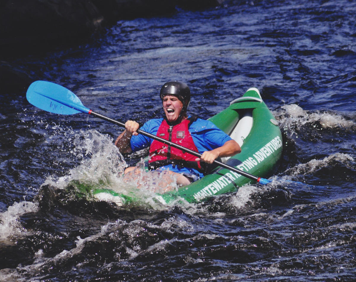 Class III Whitewater Inflatable Kayaking