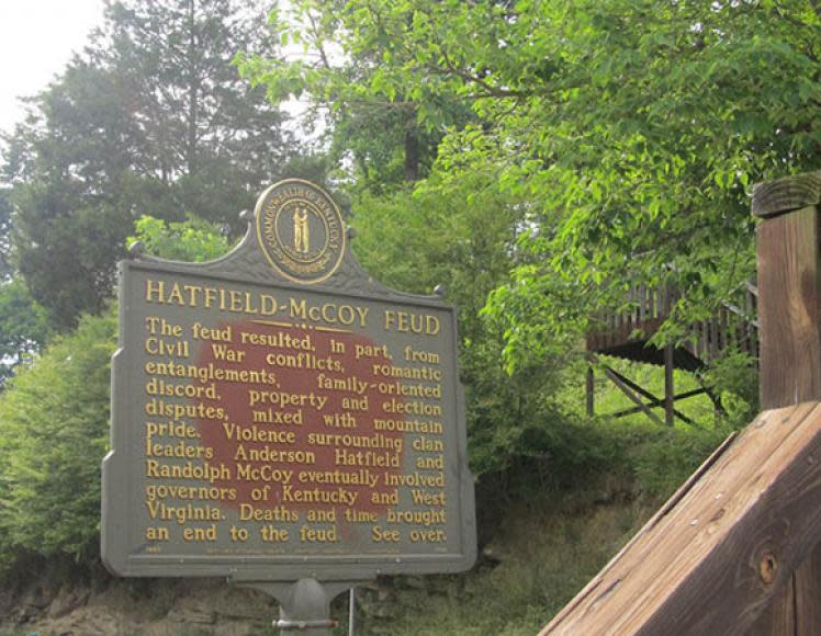 Hatfield and McCoy Historical Marker