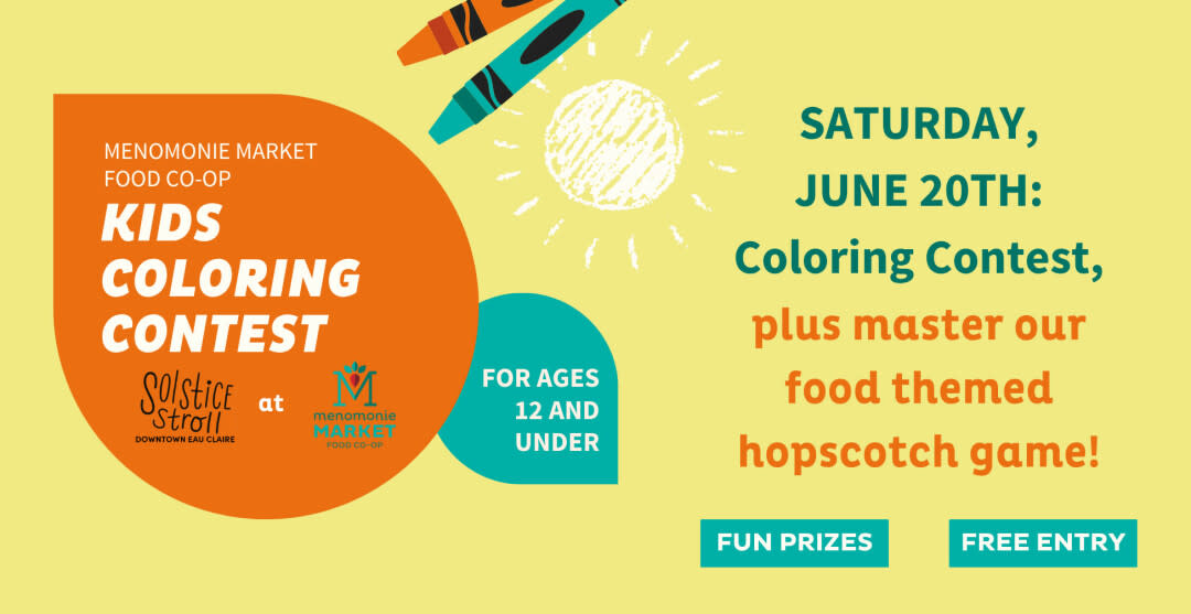 Solstice Stroll Kids Coloring Contest at MMFC | Eau Claire, WI 54703