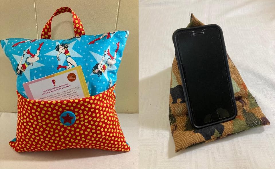Creative Kids: Sew a Book Pocket Pillow and a Pillow Phone Holder