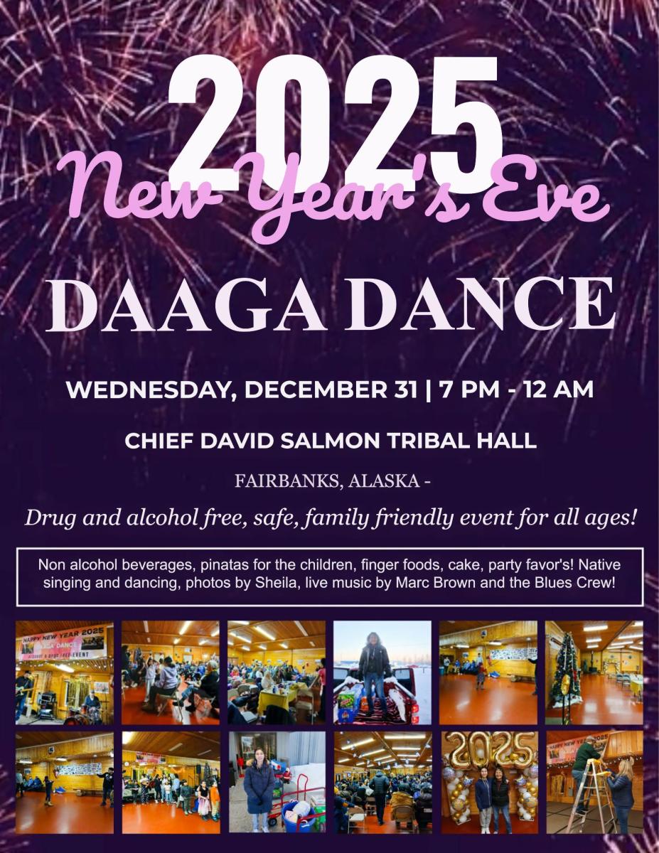New Year's Eve Daaga Dance with The Athabascan Fiddlers Association
