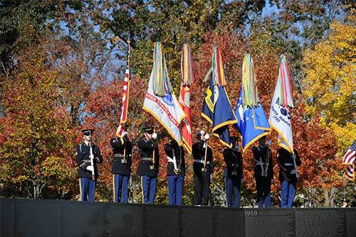 Veterans Day at The Wall