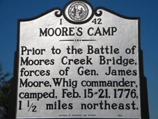Moore's Camp Historical Marker