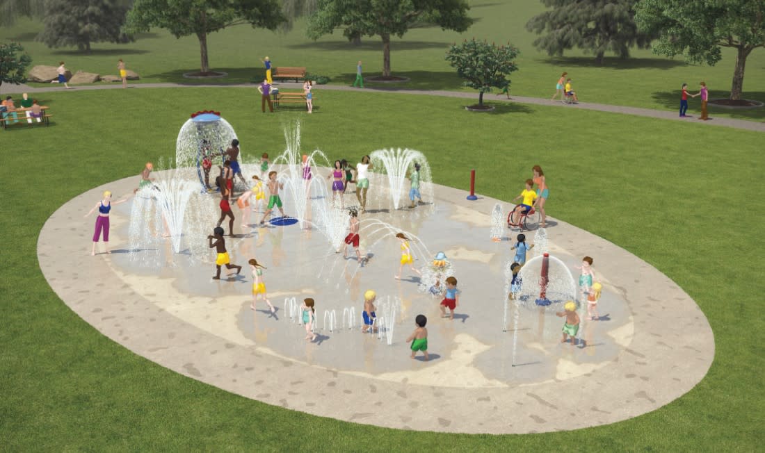 Splash Pad at Eastover Community Park
