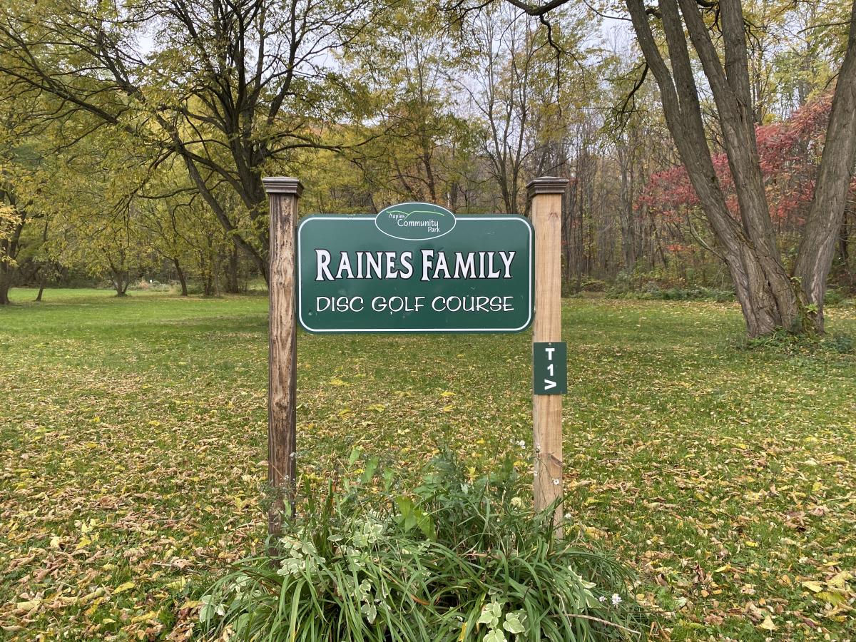 Raines Family Disc Golf | Naples, NY