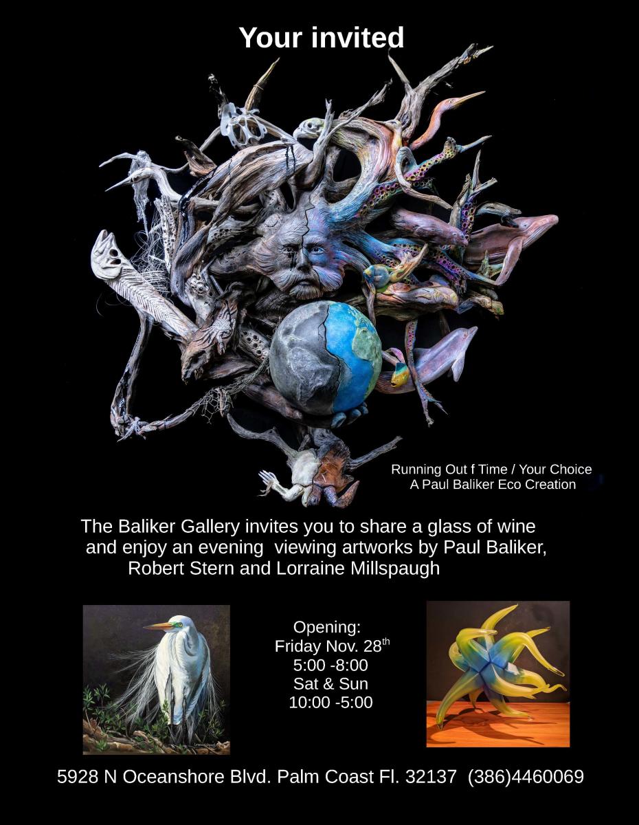 Eco Art Exhibit & Open House - Baliker Gallery | Palm Coast, FL 32137
