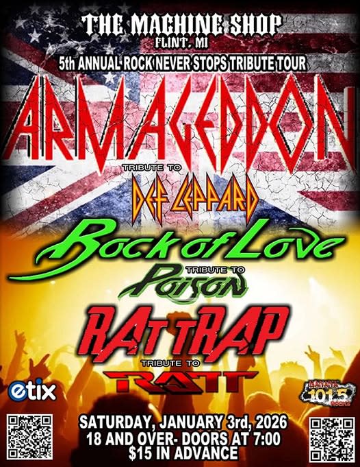 Rock Never Stops Tour - Rock of Love, Rat Trap, Armaggedon