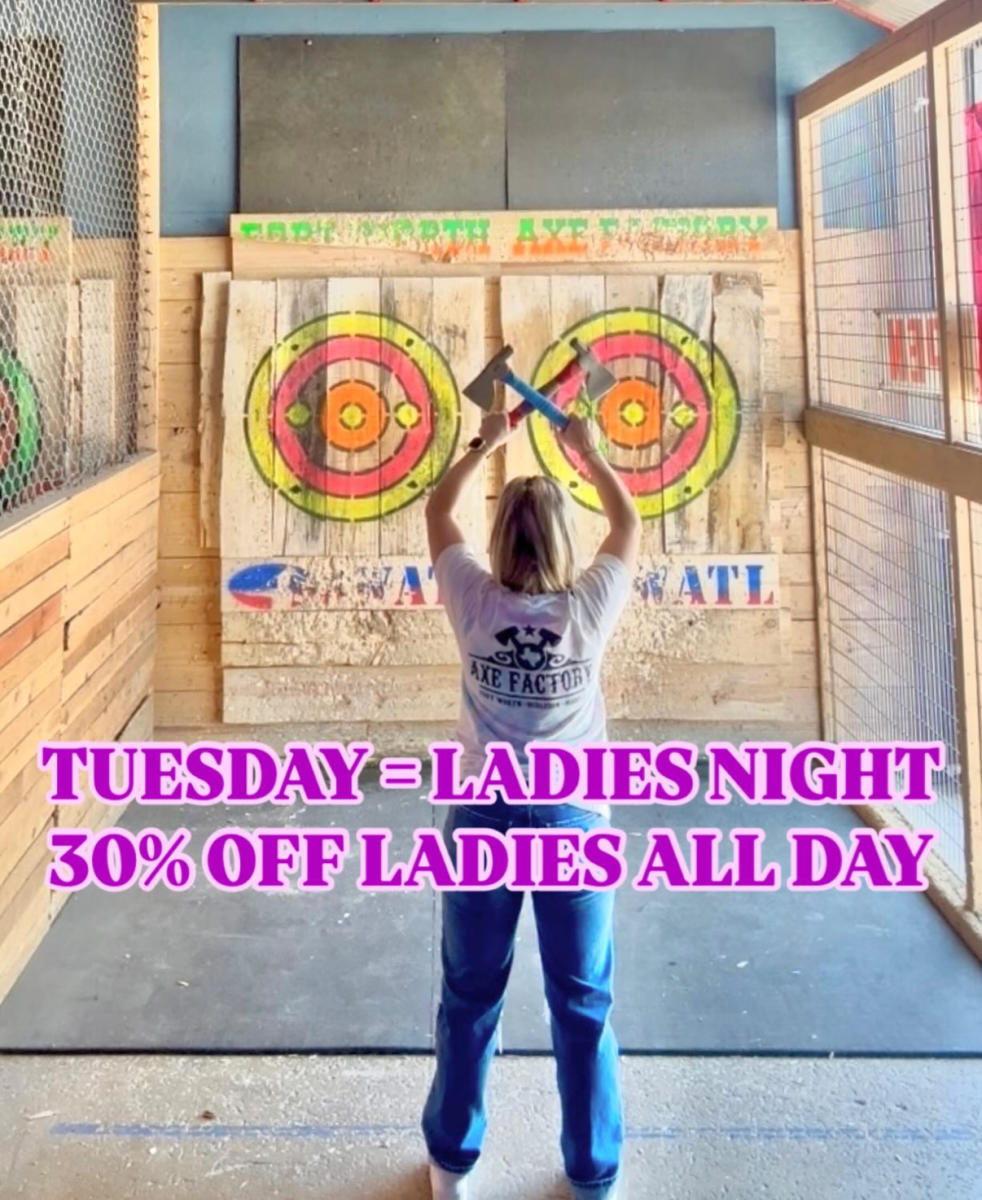 Axe Throwing LADIES NIGHT!