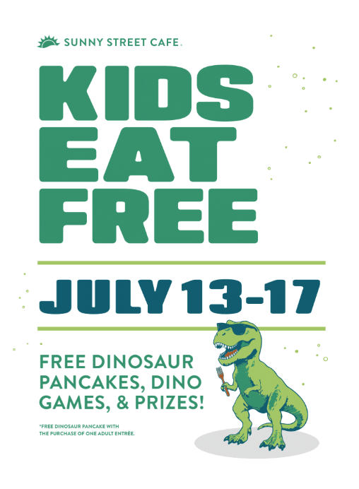 Sunny Street Café Dino-Mite Kids Week