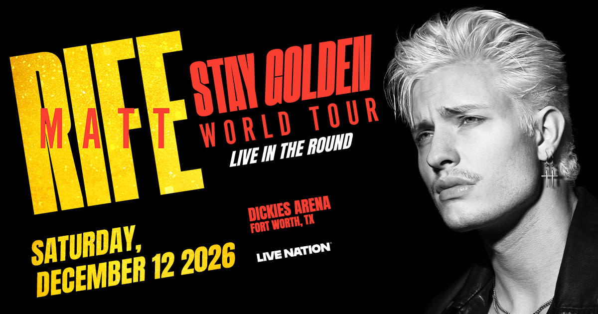 Matt Rife: Stay Golden World Tour