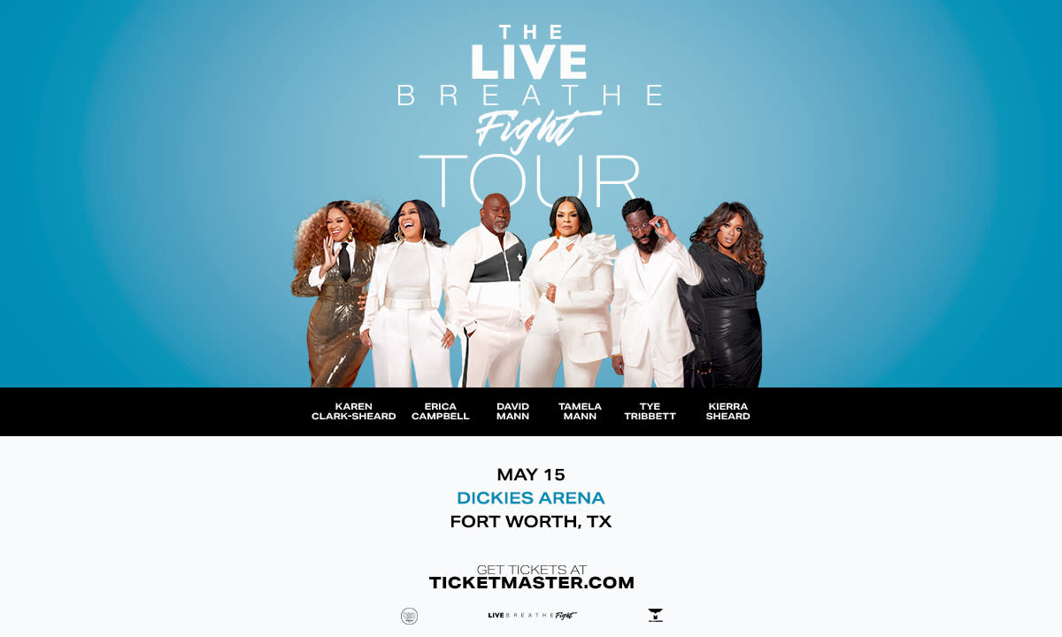 Live Breathe Fight Tour Featuring Tamela and David Mann, Erica Campbell ...