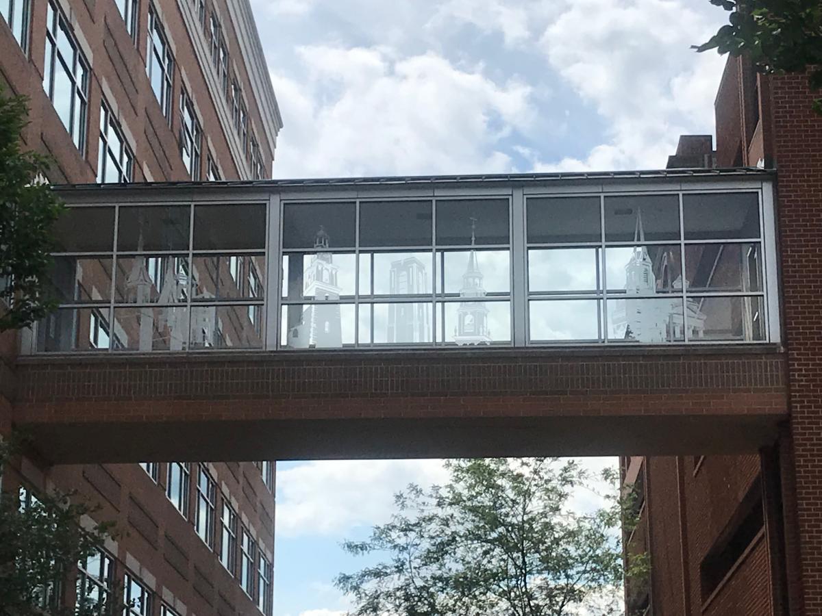 “Clustered Spires” Glass Etchings