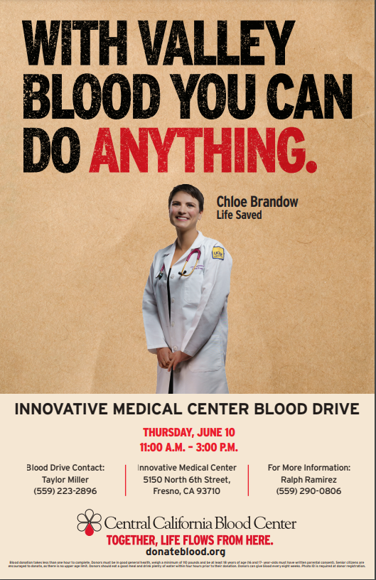 Innovative Medical Center Blood Drive