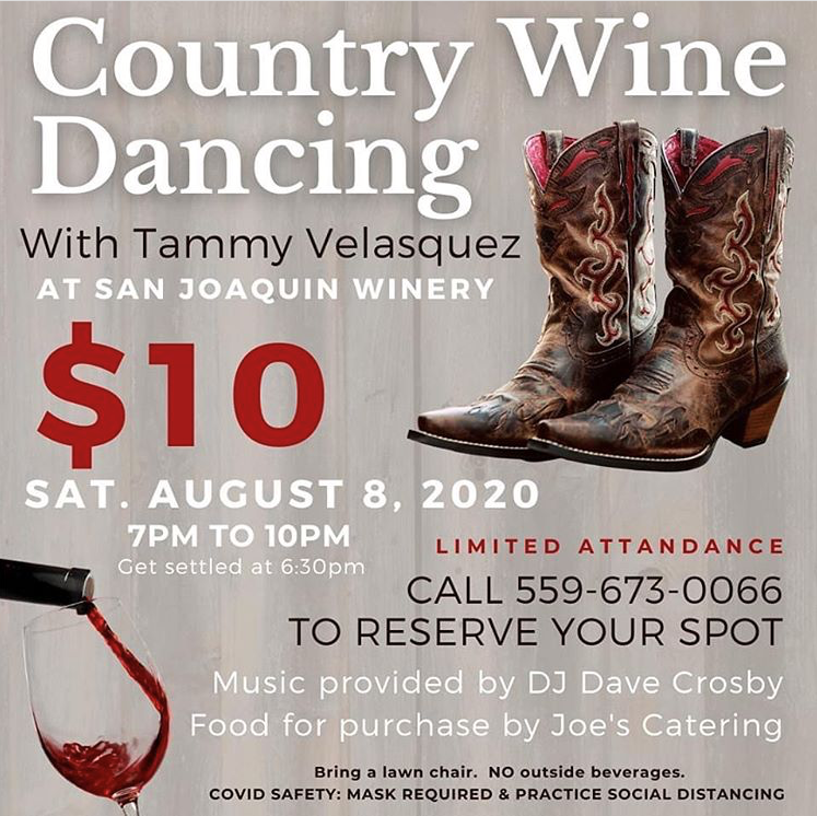 Country Wine Dancing at San Joaquin Winery