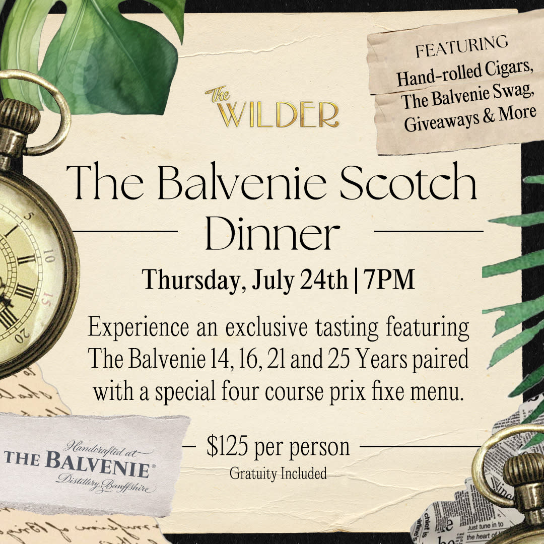 The Balvenie Scotch Dinner