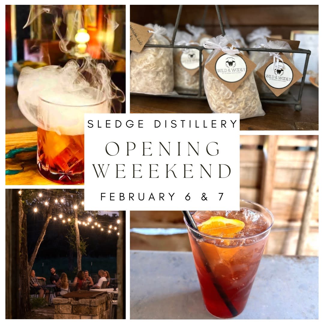 Sledge Distillery 2026 Opening Weekend