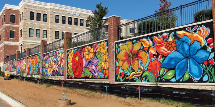 Time to Blossom Mural | Gwinnett County, GA